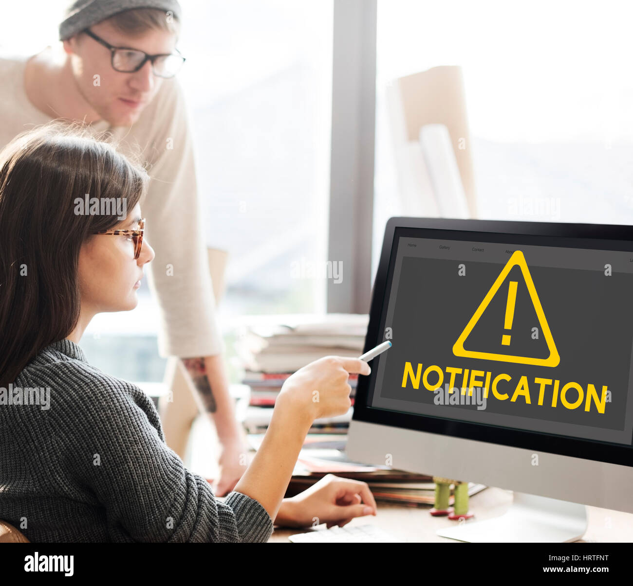 Danger ALert Warning Notification Beeware Reminder Exclamation Concept ...