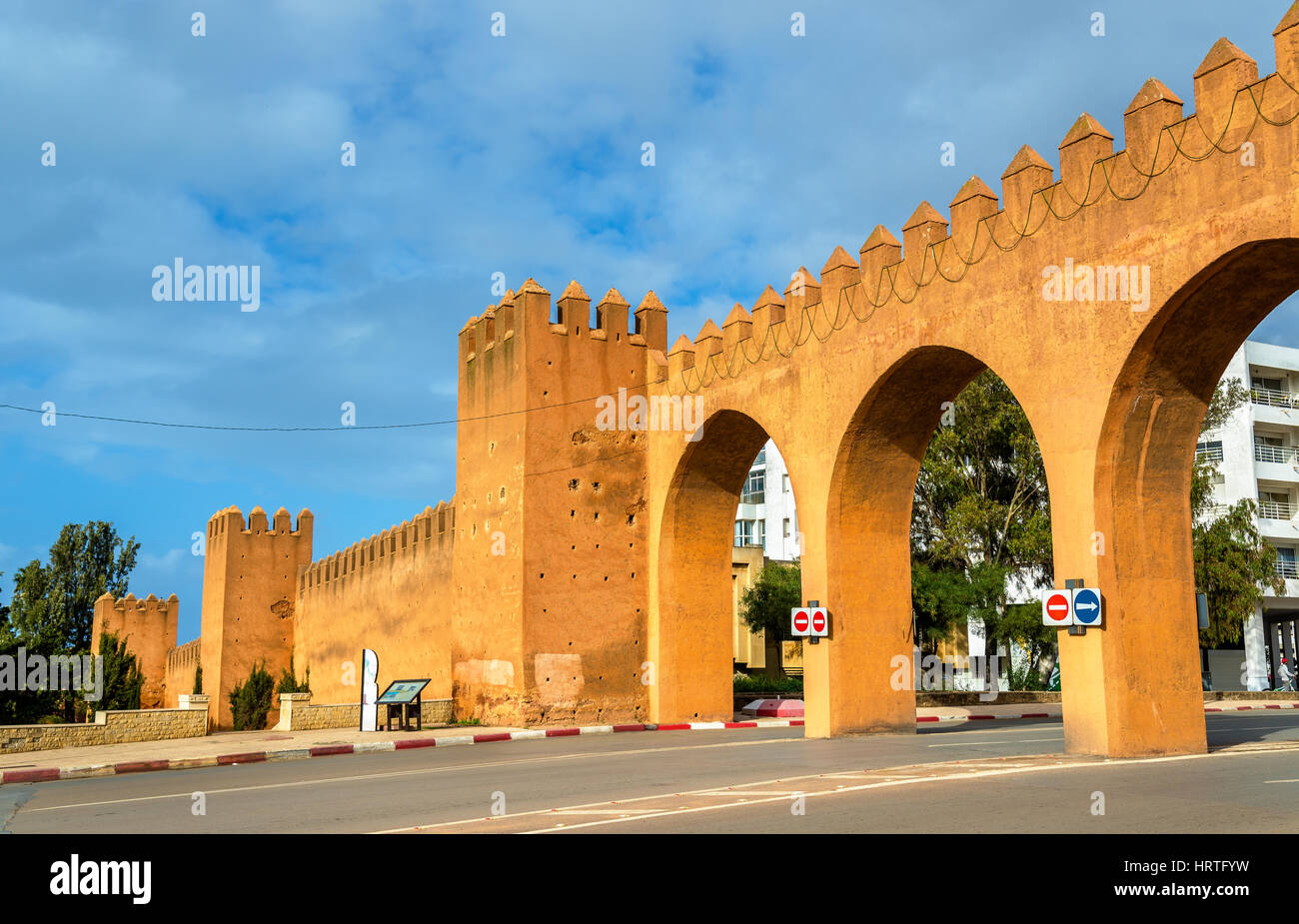 Old city walls in Rabat, the capital of Morocco Stock Photo - Alamy
