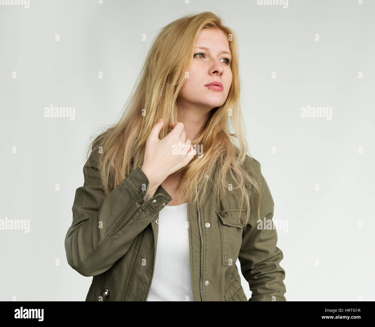 Woman Confidence Self Esteem Portrait Concept Stock Photo - Alamy
