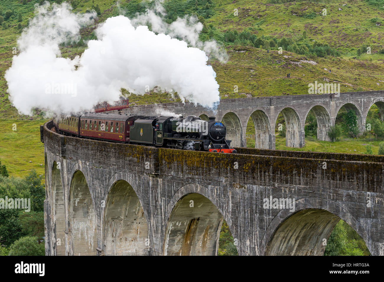 The Jacobite Steam Train Stock Photo - Alamy