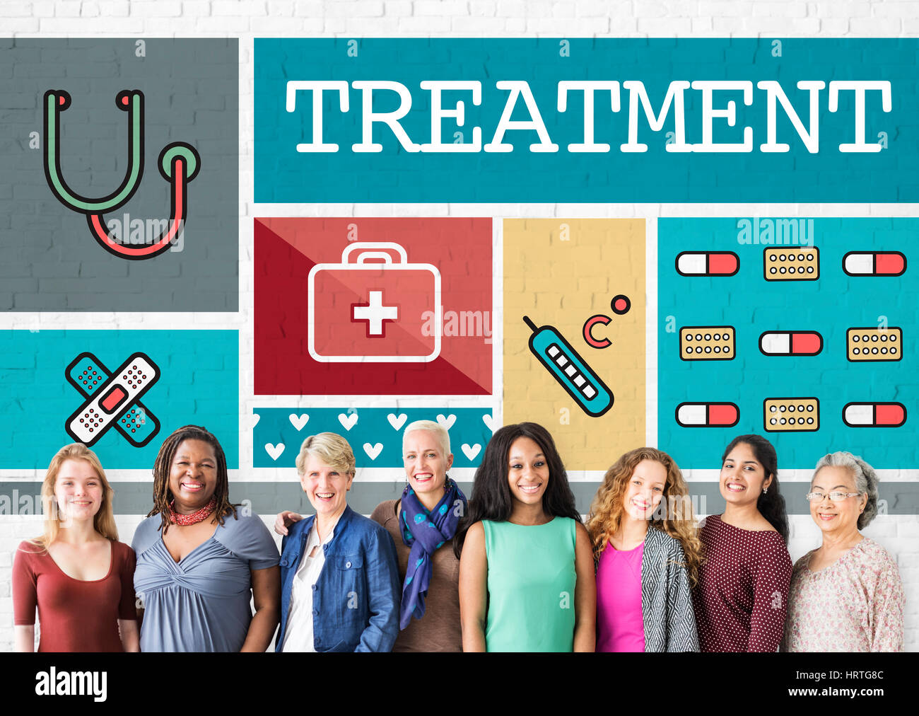 Health Medication Healthcare Treatment Concept Stock Photo - Alamy