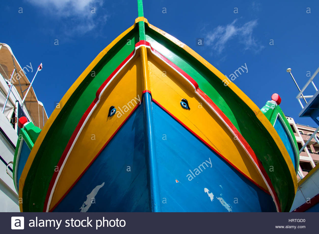 Traditional Maltese Fishing Boat Stock Photos & Traditional Maltese ...