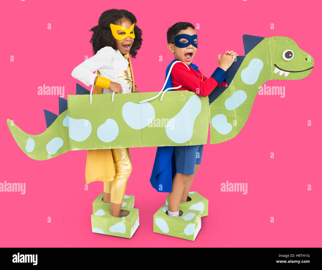 Little Kids Superherokids Dinosaur Costume Stock Photo - Alamy