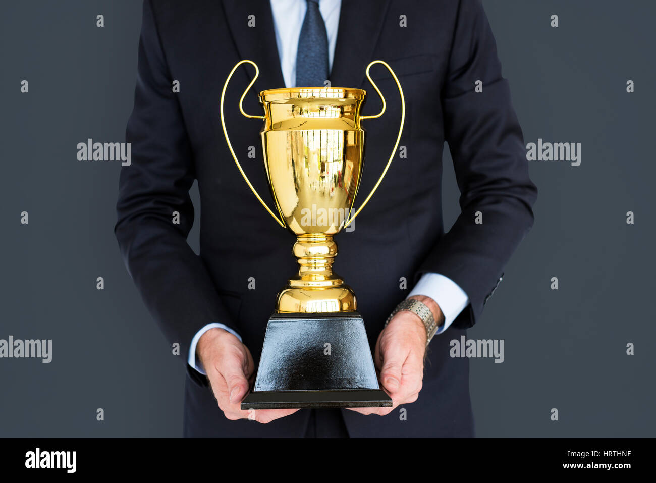 Holding an award hi-res stock photography and images - Alamy