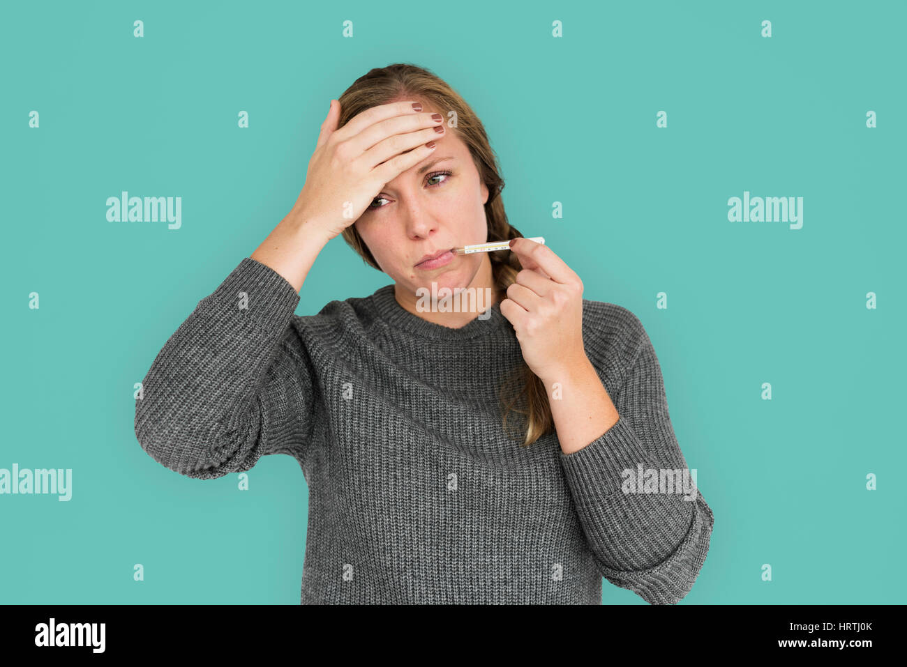 Sick thermometer hi-res stock photography and images - Alamy