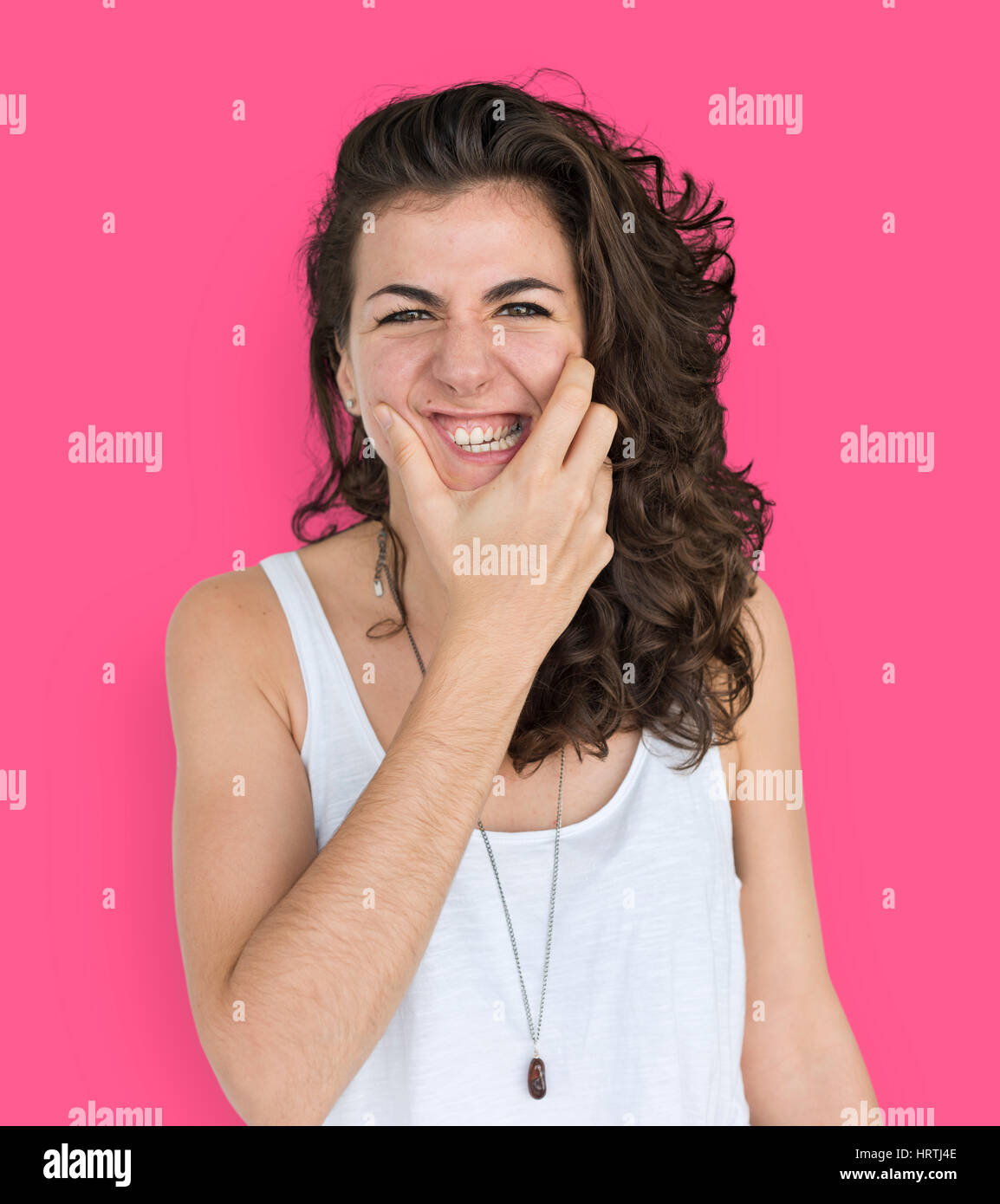 Studio model shoot race woman hi-res stock photography and images - Alamy