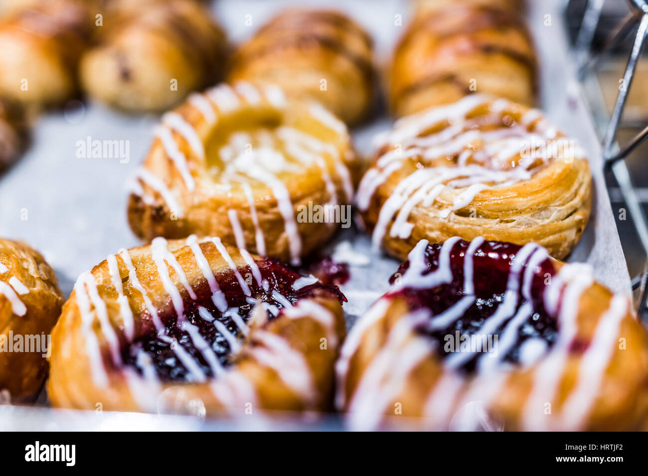 Danish pastry jam hi-res stock photography and images - Alamy