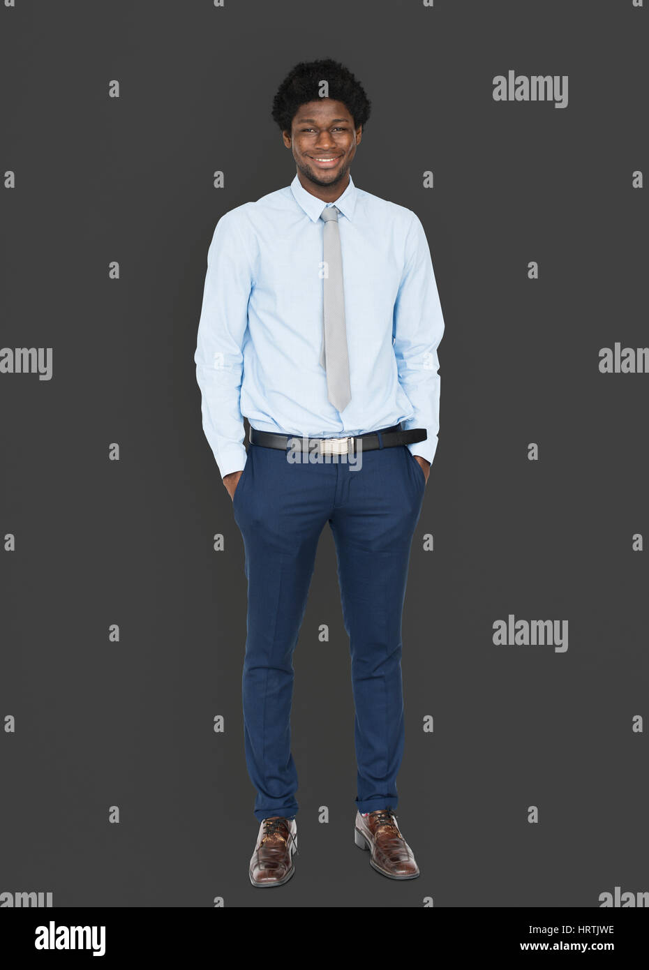 African Descent Man Full Body Concept Stock Photo - Alamy