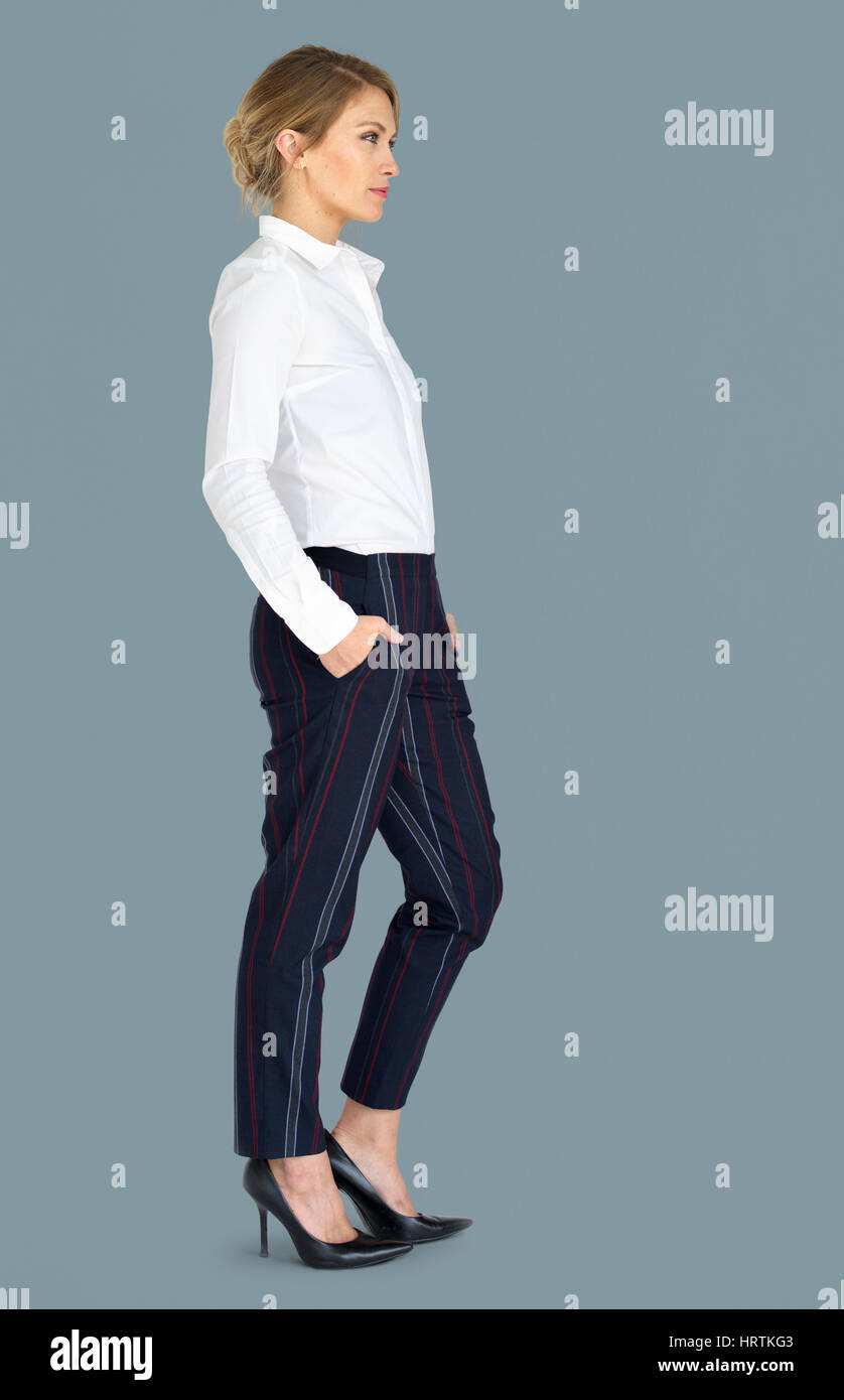 Woman Confidence Self Esteem Portrait Concept Stock Photo - Alamy
