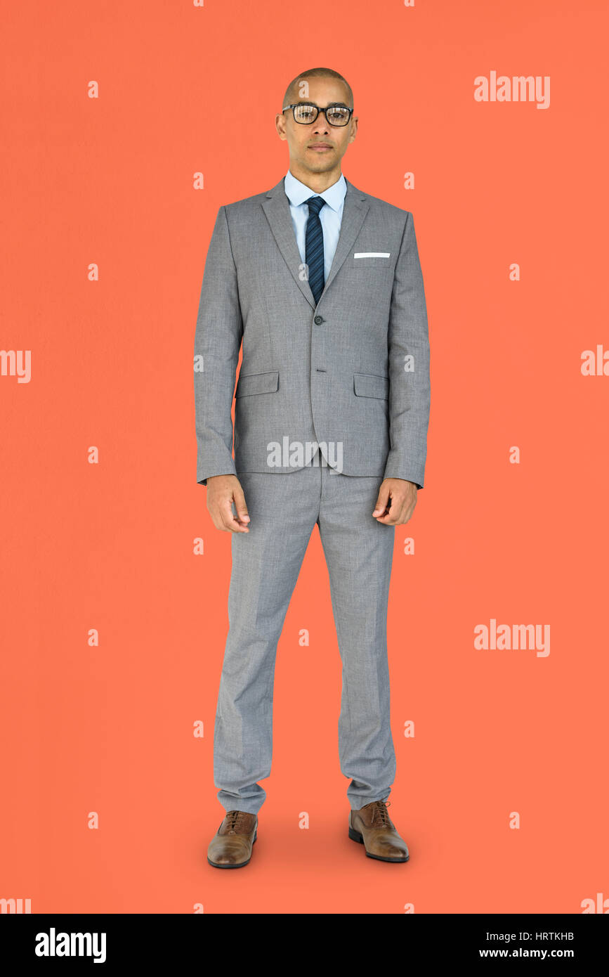 Businessman Standing Photography Portrait Stock Photo - Alamy