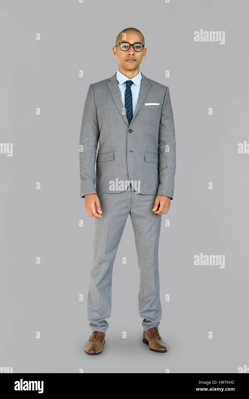 Businessman Standing Photography Portrait Stock Photo - Alamy