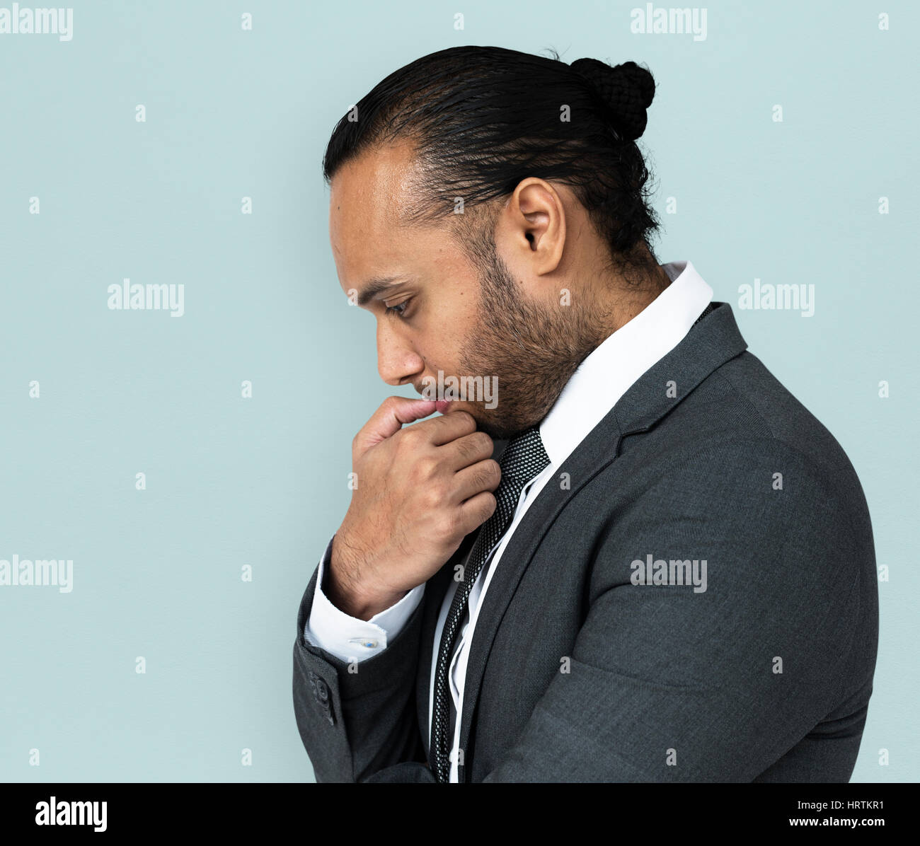 Man Serious Studio Portrait Concept Stock Photo - Alamy