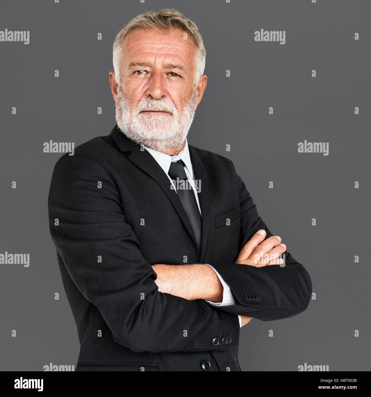 Man Serious Studio Portrait Concept Stock Photo - Alamy