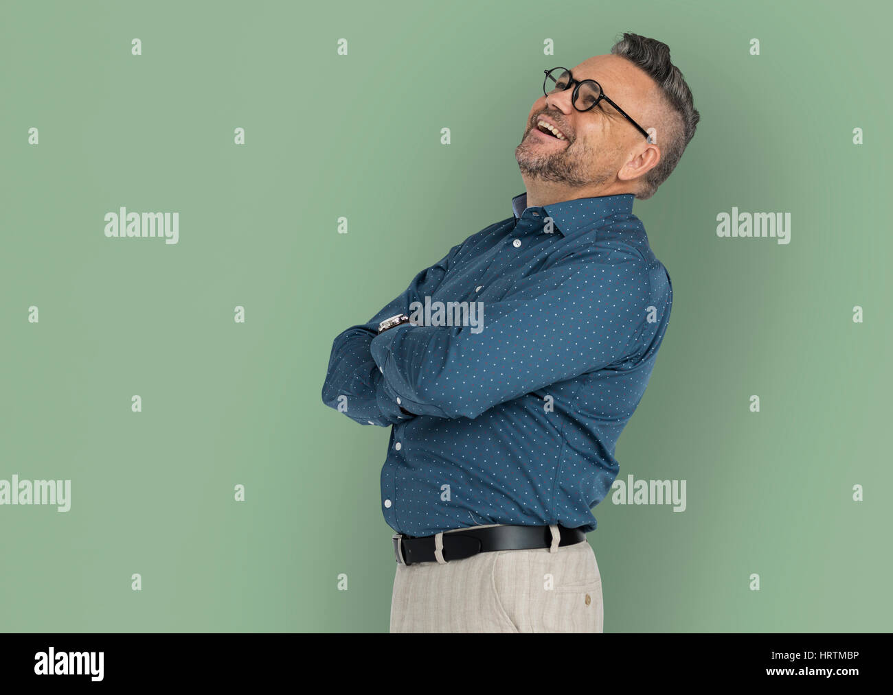 Man folding his arms hi-res stock photography and images - Alamy