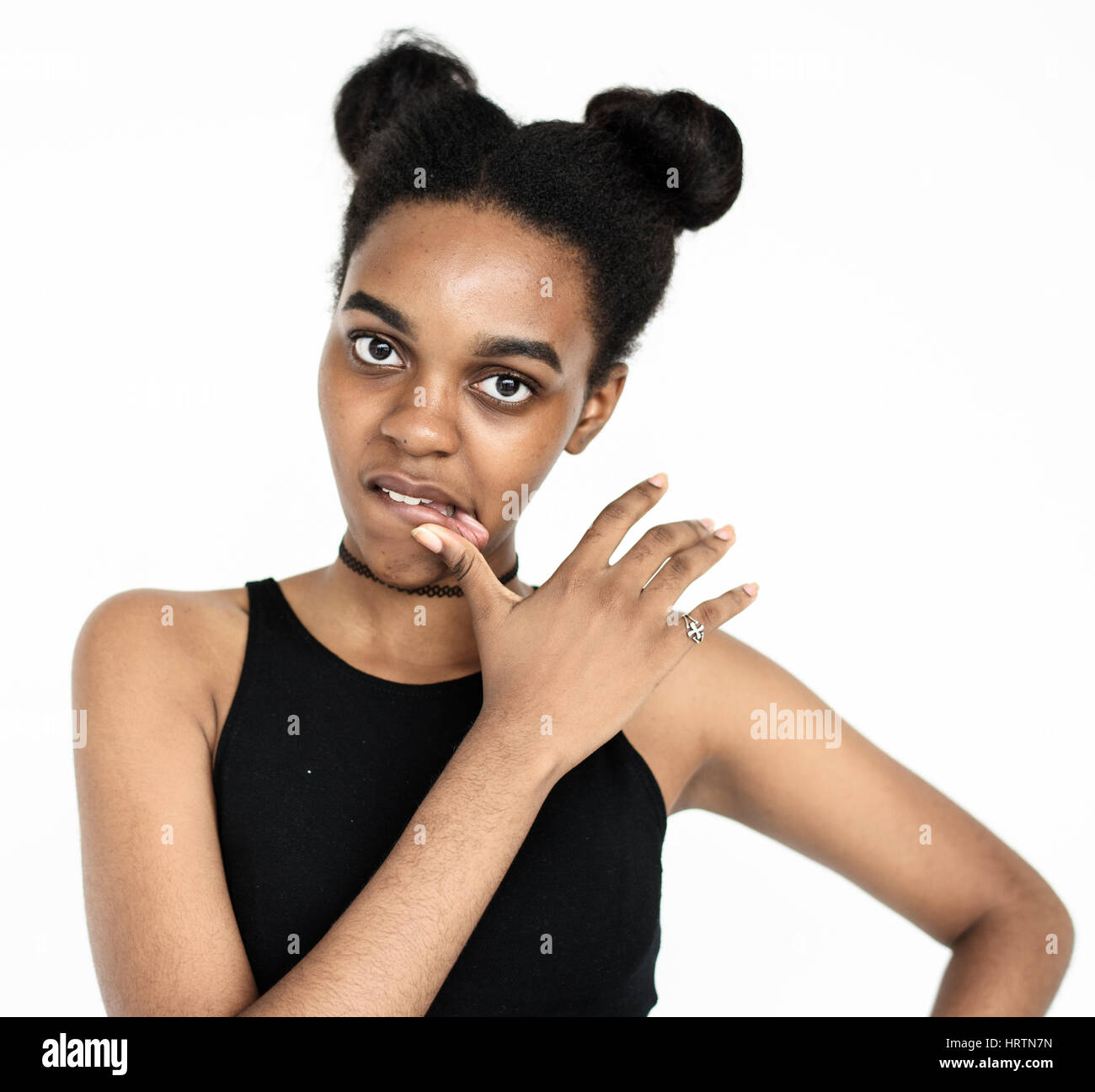 Women Studio Portrait Female Casual Stock Photo - Alamy