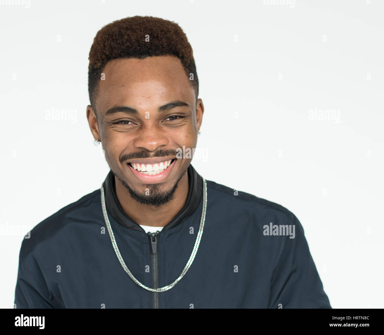 Young black guy smiling portrait Stock Photo - Alamy