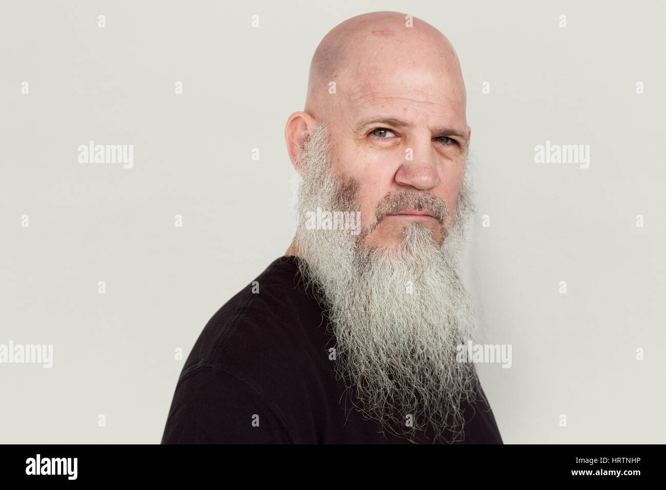 Studio People Shoot Portrait Isolated Stock Photo - Alamy