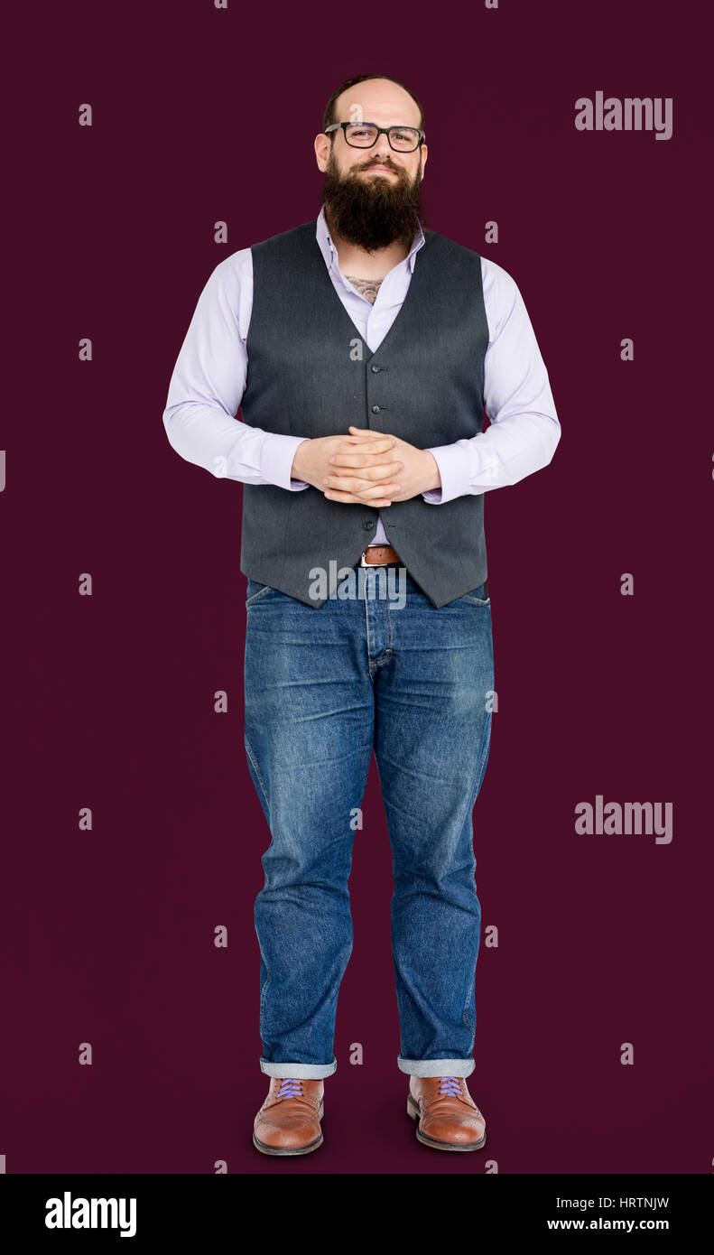 Studio People Shoot Portrait Isolated Stock Photo - Alamy