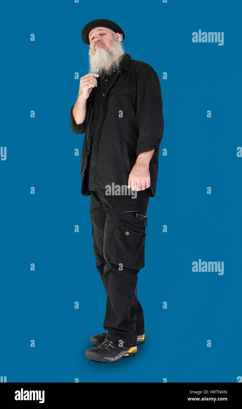 Senior Adult Man Confidence Self Esteem Portrait Stock Photo - Alamy