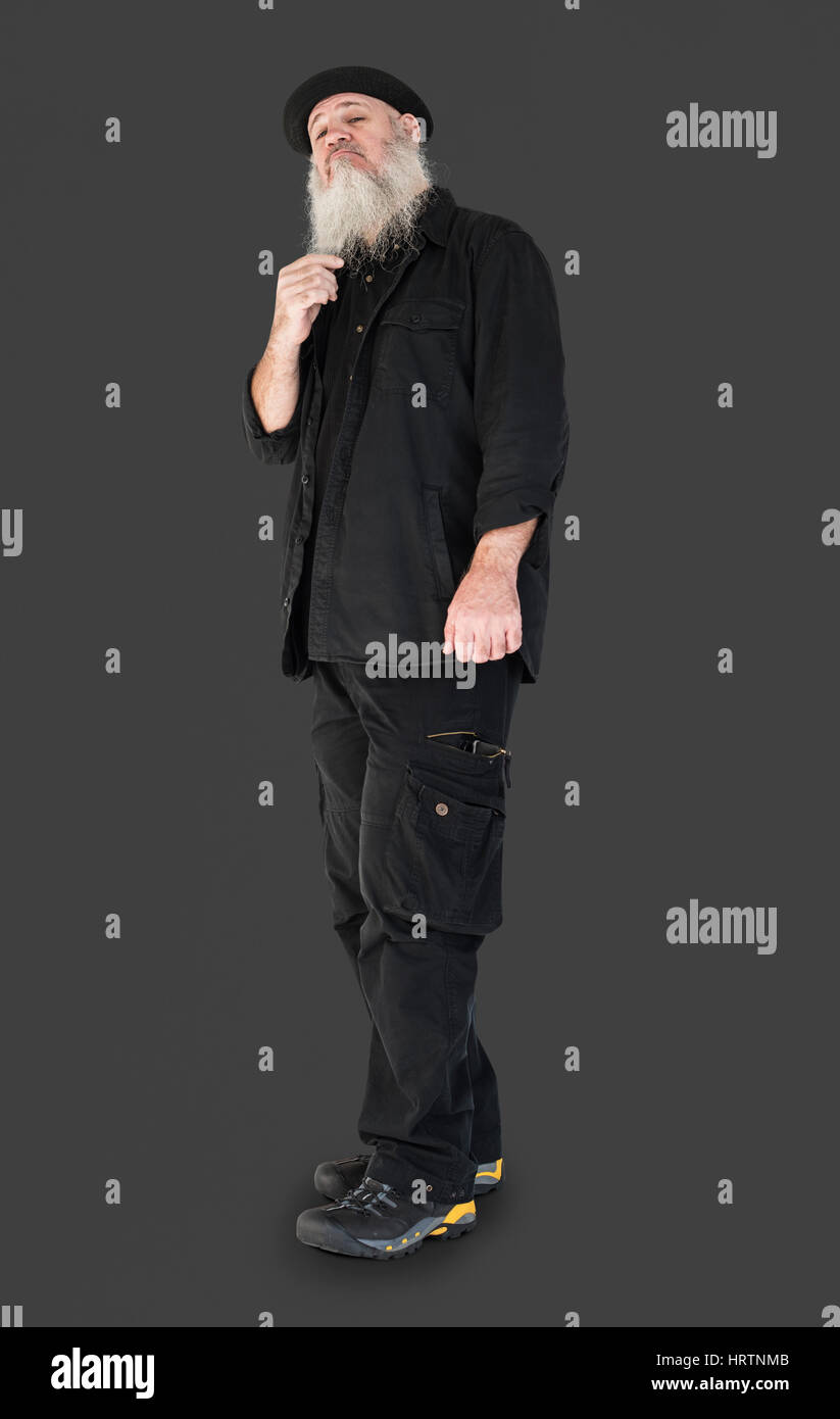 Senior Adult Man Confidence Self Esteem Portrait Stock Photo - Alamy