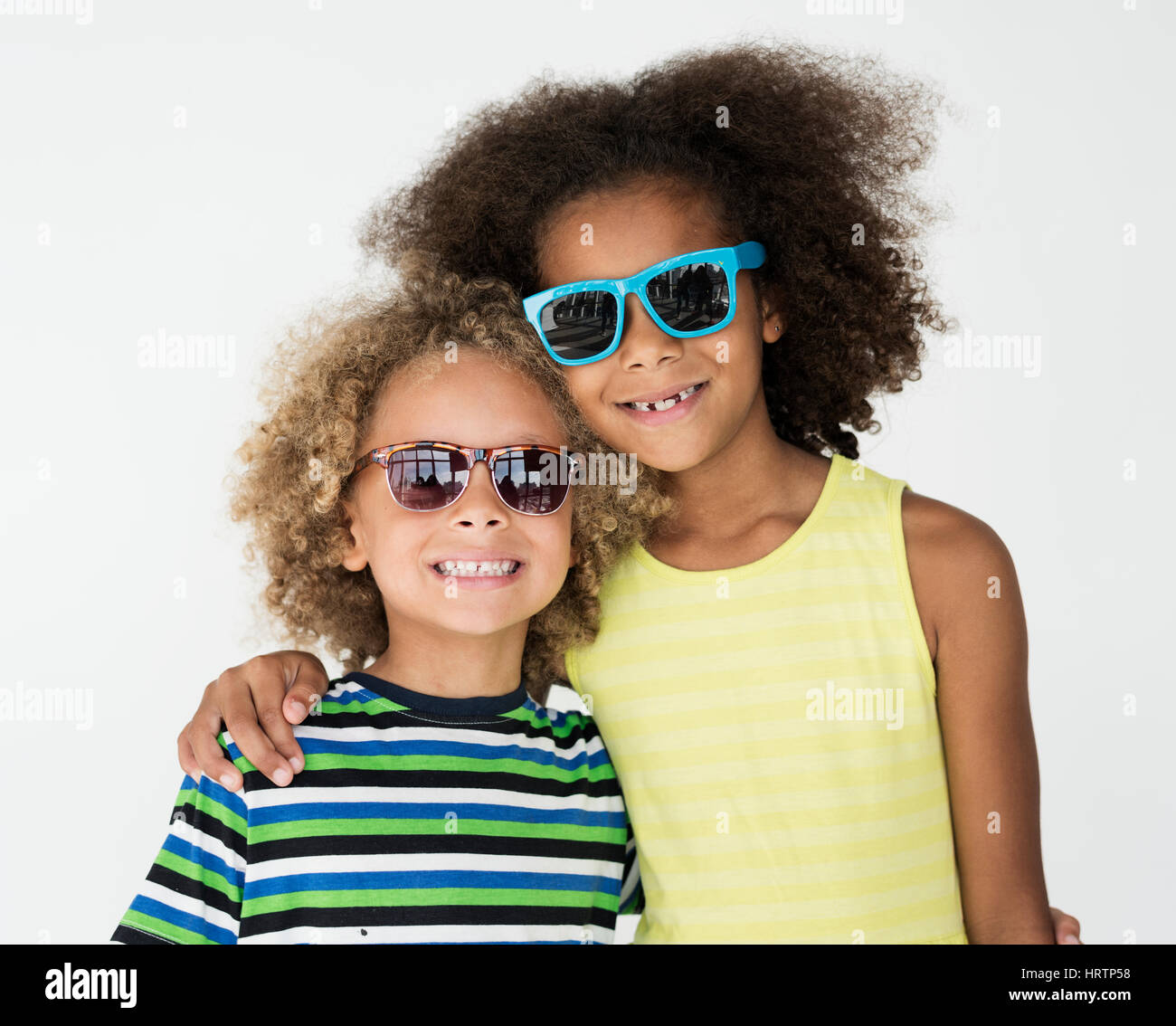 Kid Childhood People Race Emotional Studio Shoot Stock Photo - Alamy