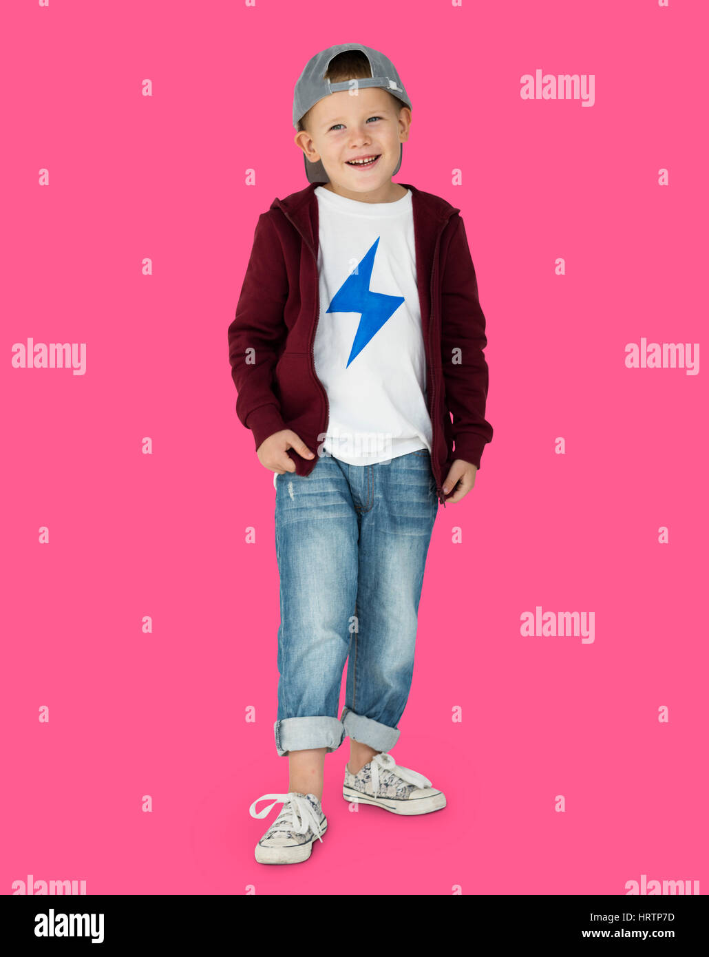 Little Kid Having Fun Portrait Stock Photo - Alamy