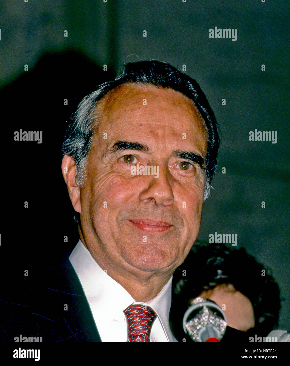 Republican Senator Robert Dole of Kansas with his wife Elizabeth ...