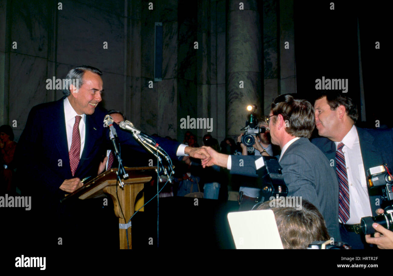 Republican Senator Robert Dole of Kansas with his wife Elizabeth ...