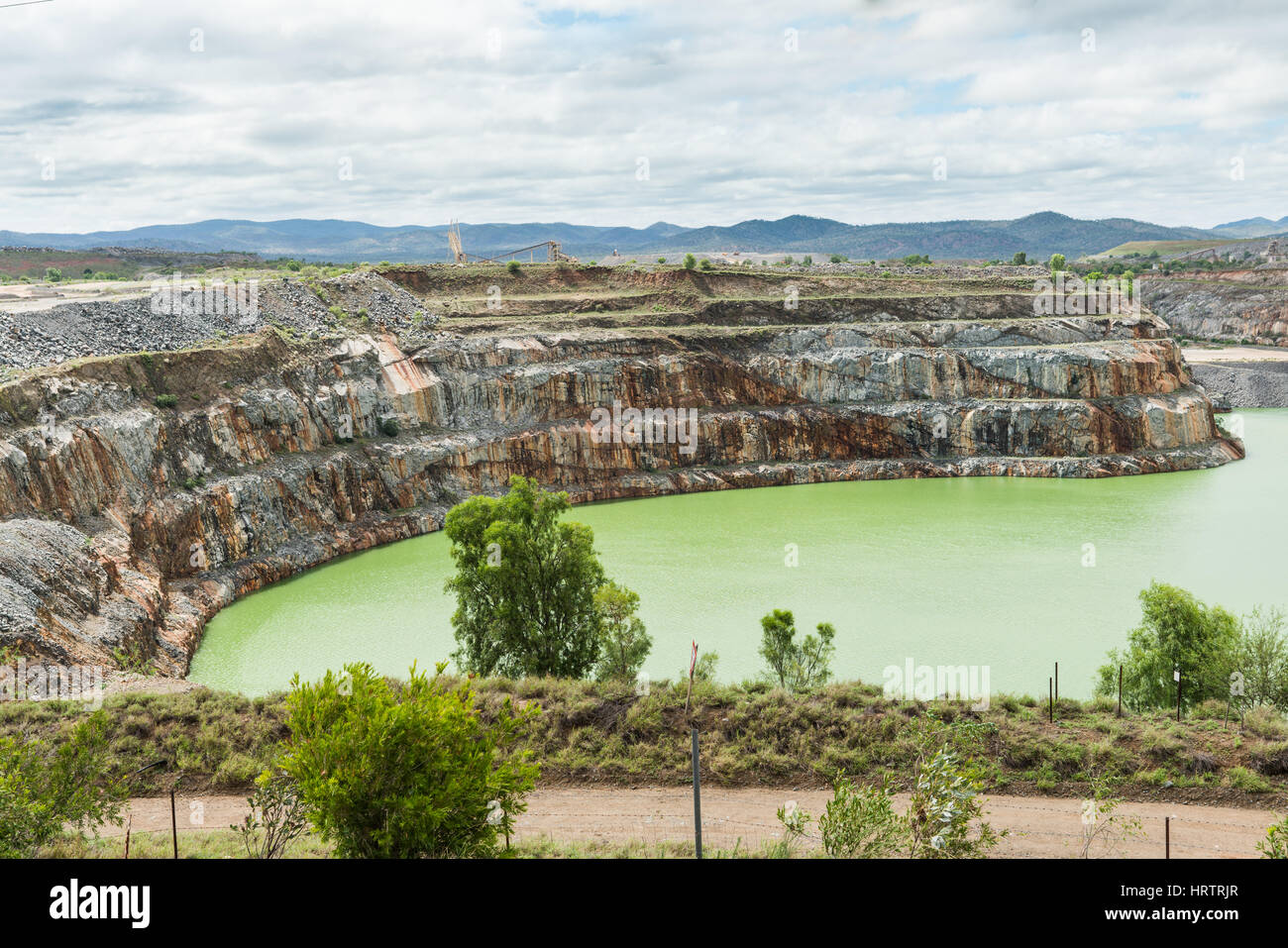 Mine pit full of water hi-res stock photography and images - Alamy