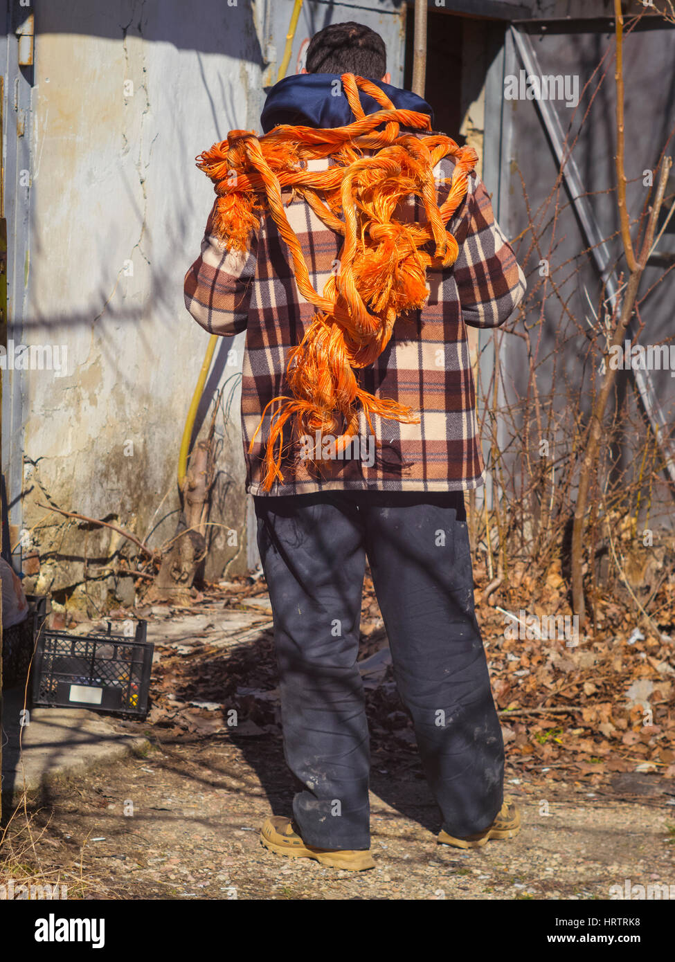 Orange rope hi-res stock photography and images - Alamy