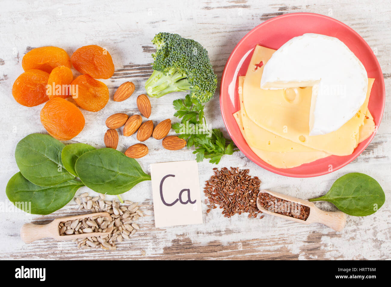 Ingredients or products containing calcium and dietary fiber, natural ...
