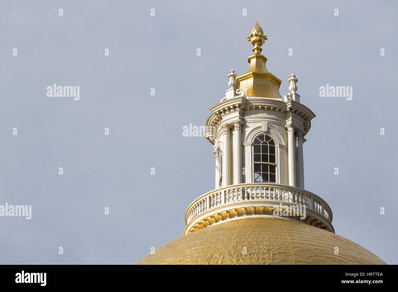 Massachusetts State House Dome Stock Photo - Alamy