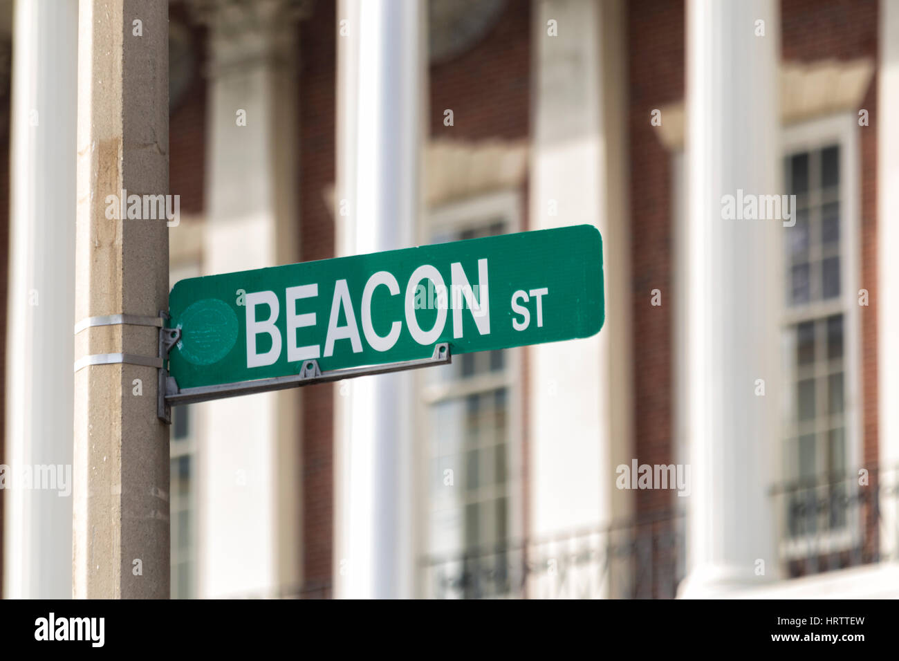 Boston's Street Signs Stock Photo - Alamy