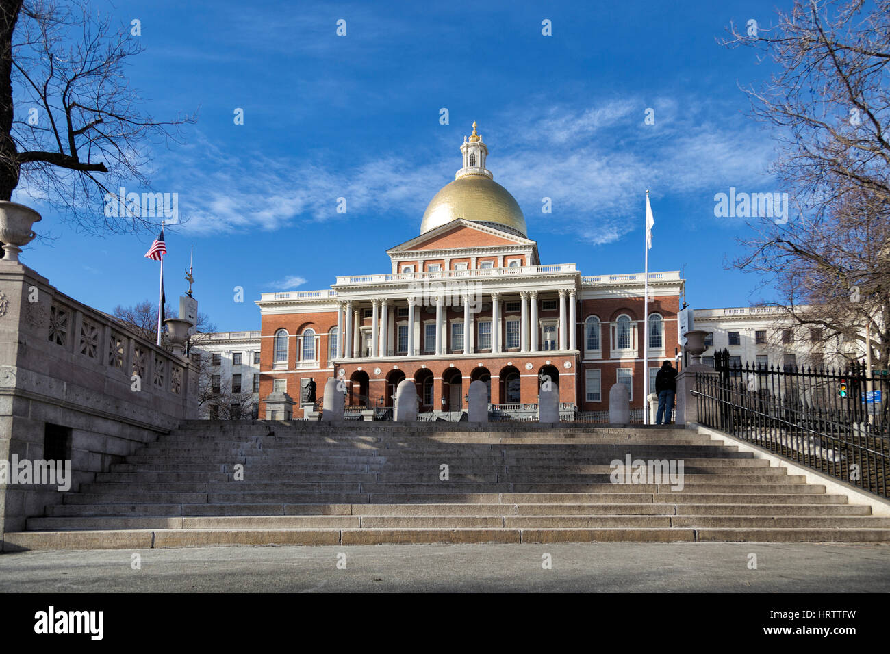 Massachusetts capital building hi-res stock photography and images - Alamy