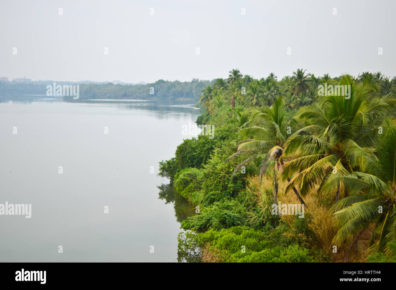 Beautiful landscape of rural India. Scene captured during a train ...