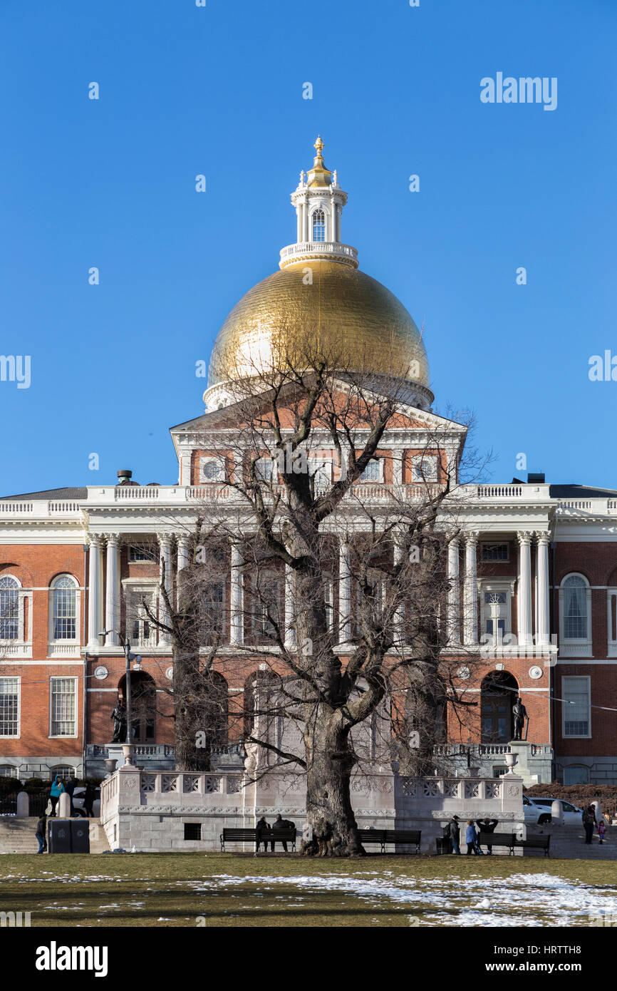 Massachusetts capital building hi-res stock photography and images - Alamy