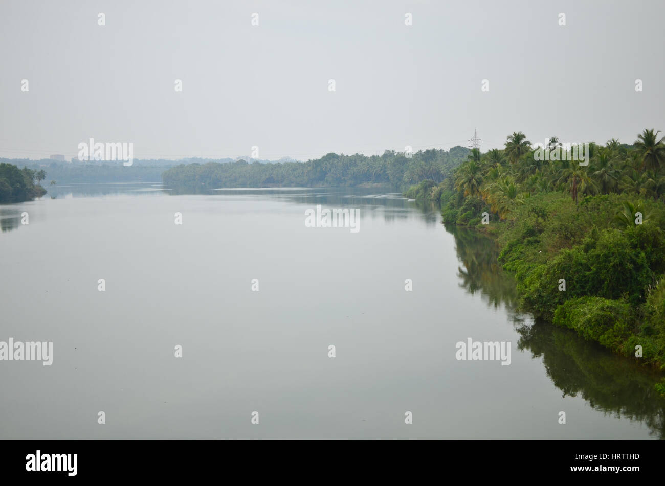 Beautiful landscape of rural India. Scene captured during a train ...
