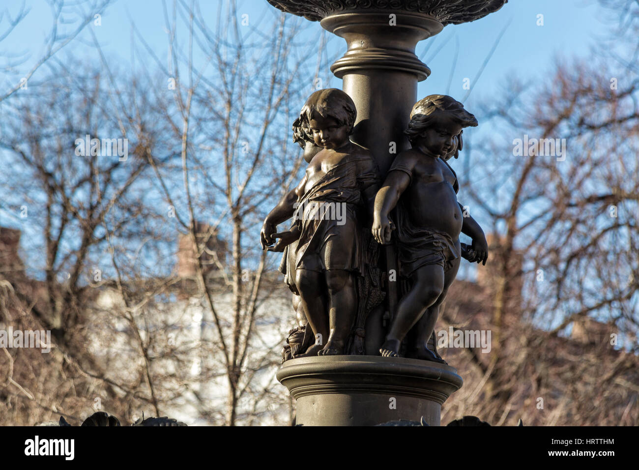 Brewer Fountain, Boston Stock Photo - Alamy