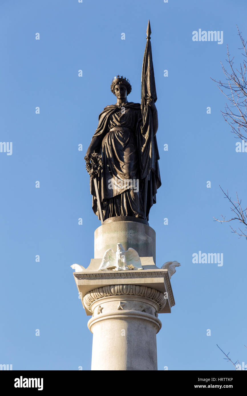 Boston common park statue hi-res stock photography and images - Alamy