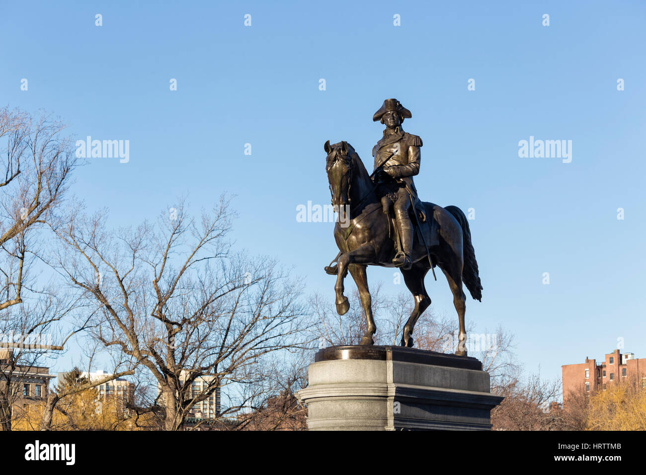 Boston Common Park Statue Stock Photos & Boston Common Park Statue ...
