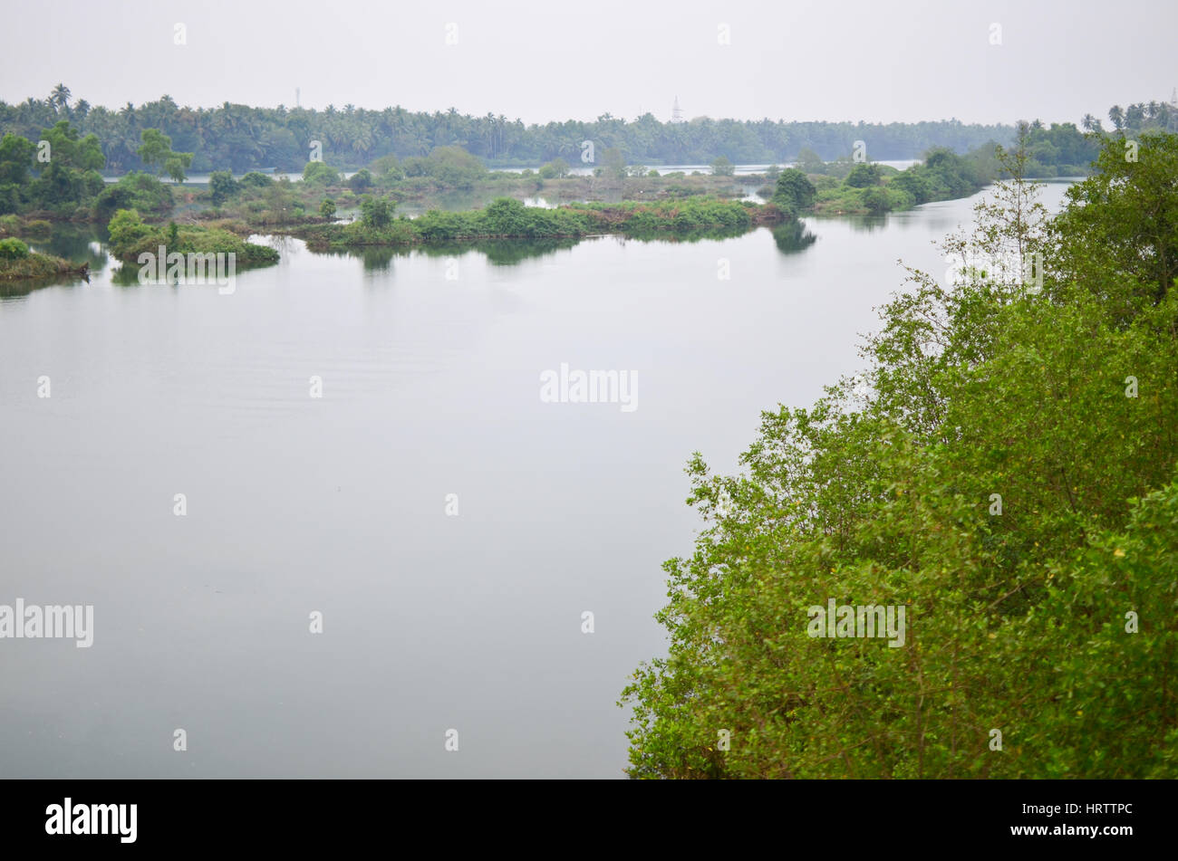 Beautiful landscape of rural India. Scene captured during a train ...