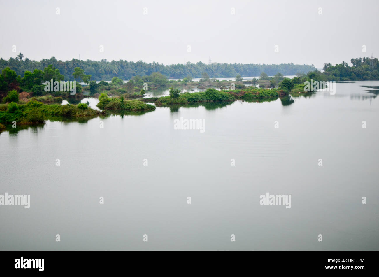 Beautiful landscape of rural India. Scene captured during a train ...
