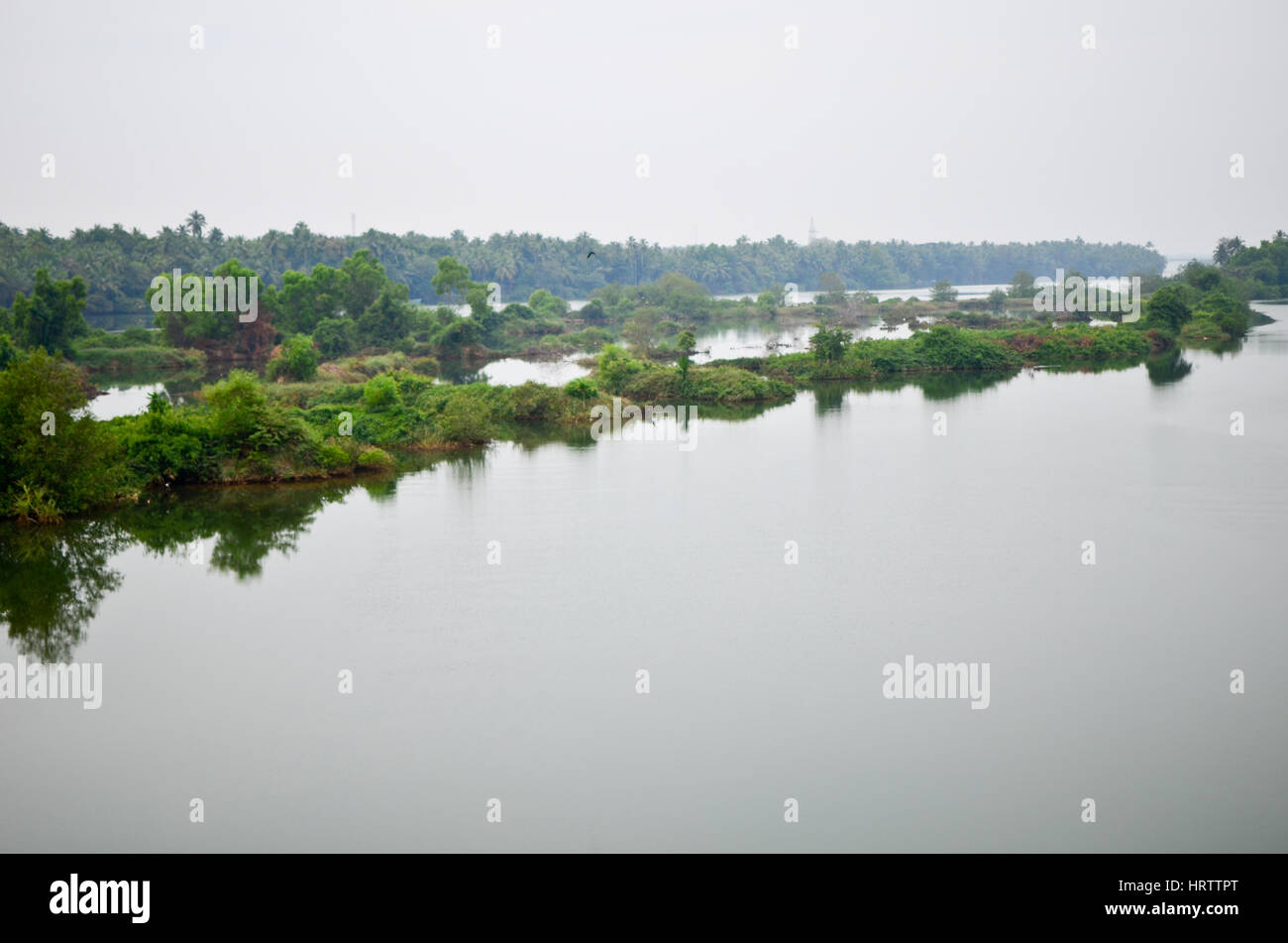 Beautiful landscape of rural India. Scene captured during a train ...