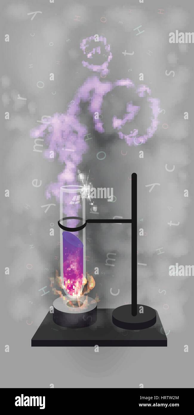 Chemistry flasks fire hi-res stock photography and images - Alamy