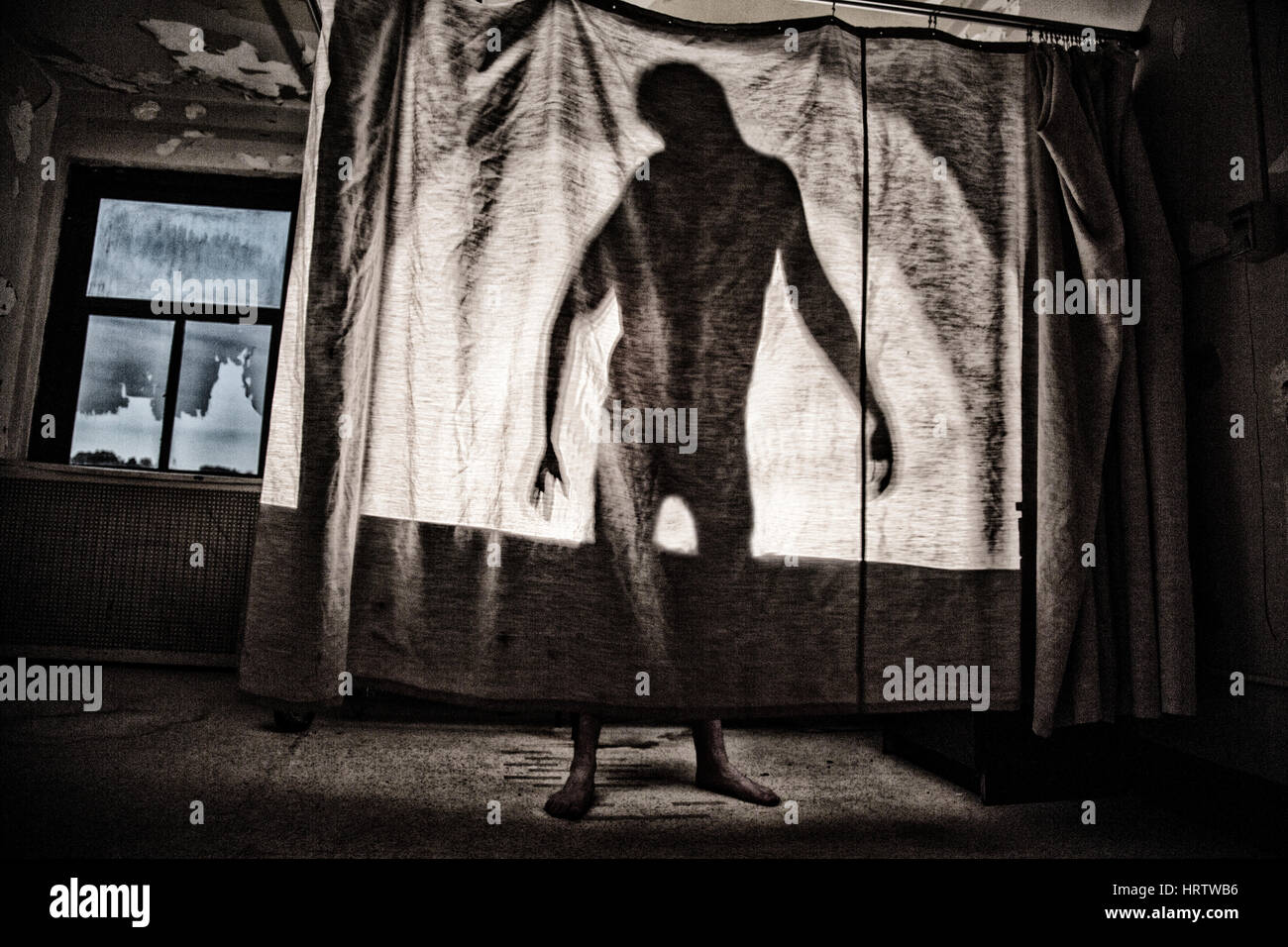 Midnight selfie at Hillview Manor with Paranormal Investigators Stock ...