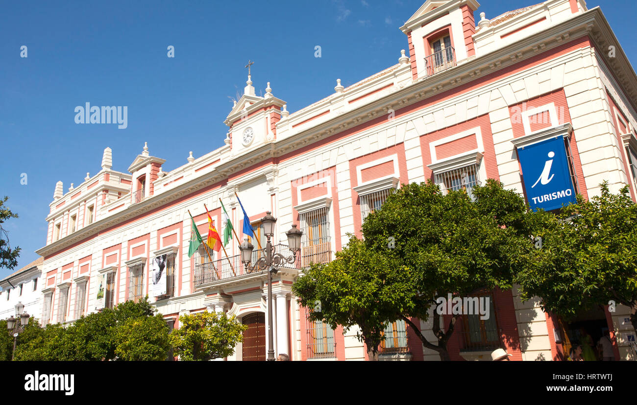 Historic architecture of provincial government offices in Plaza del ...