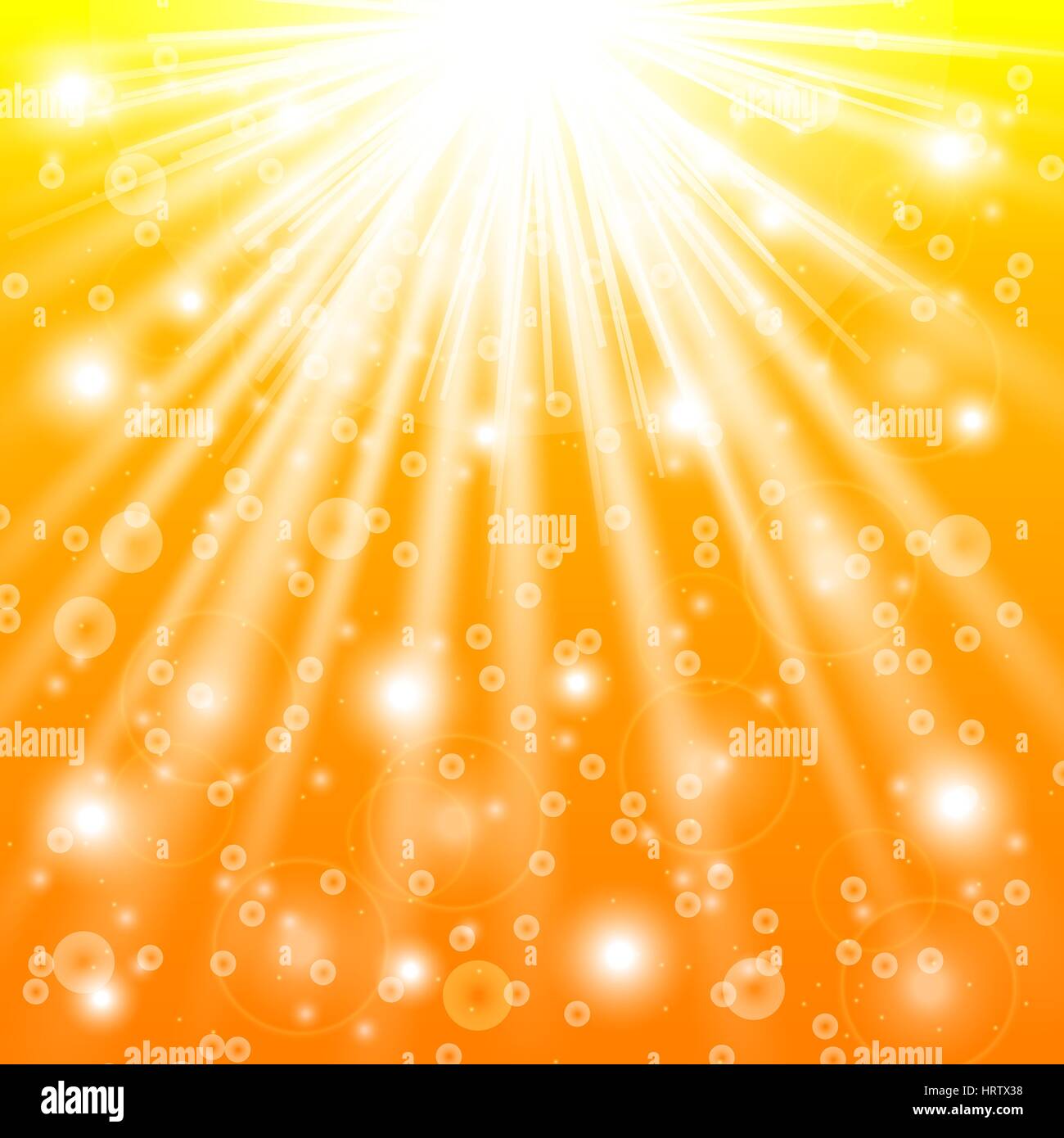 Sun rays and light effects. Vector illustration Stock Vector Image ...