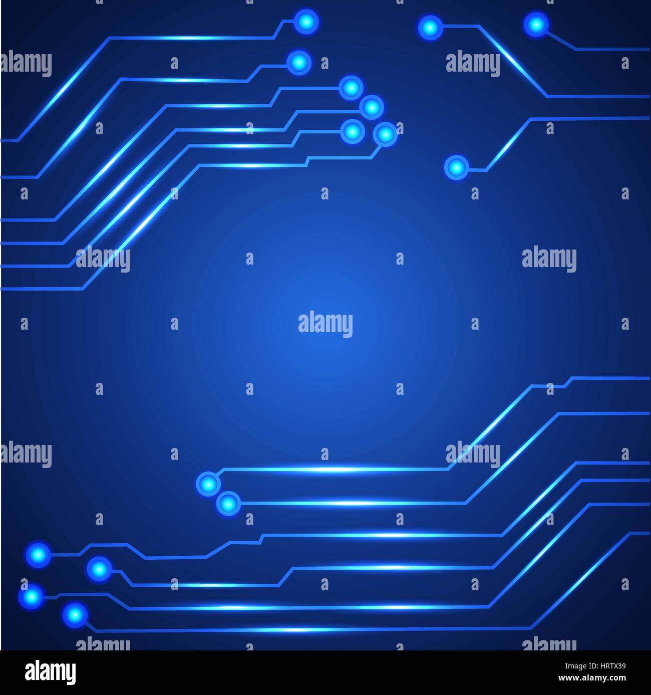 Hi tech circuit board. Vector illustration Stock Vector Image & Art - Alamy