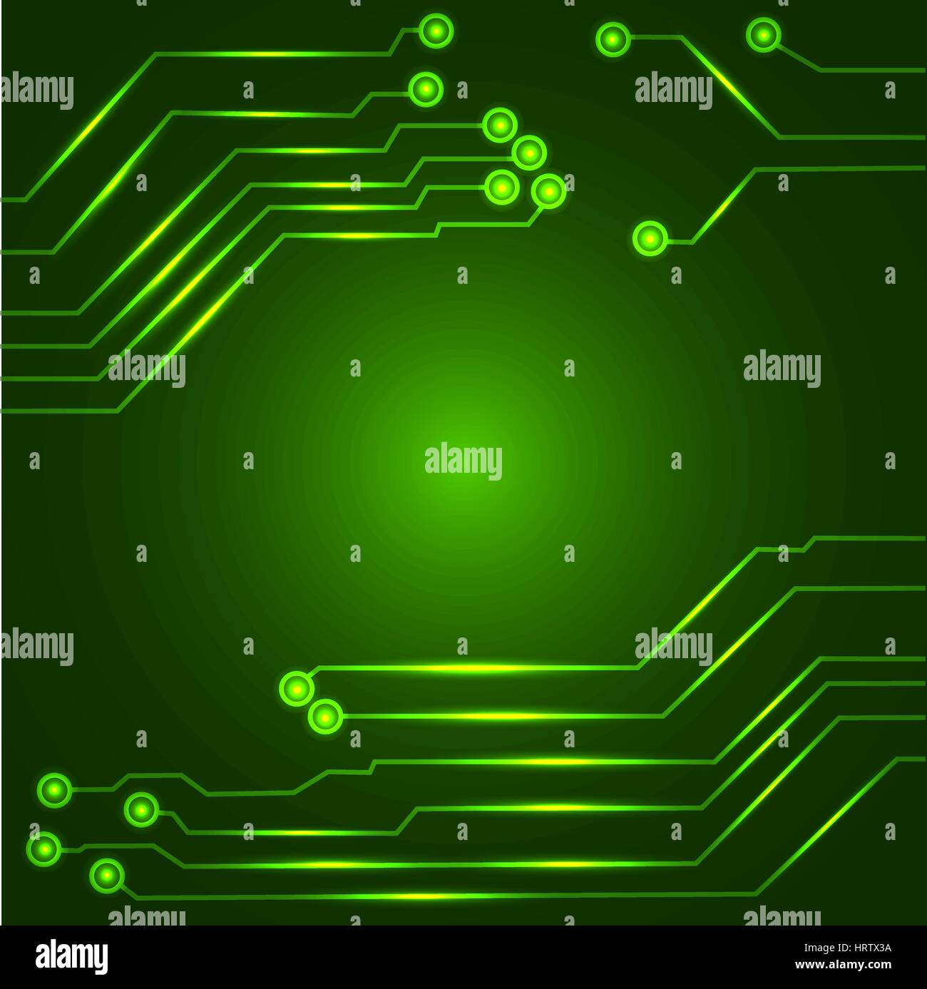 Hi tech circuit board. Vector illustration Stock Vector Image & Art - Alamy