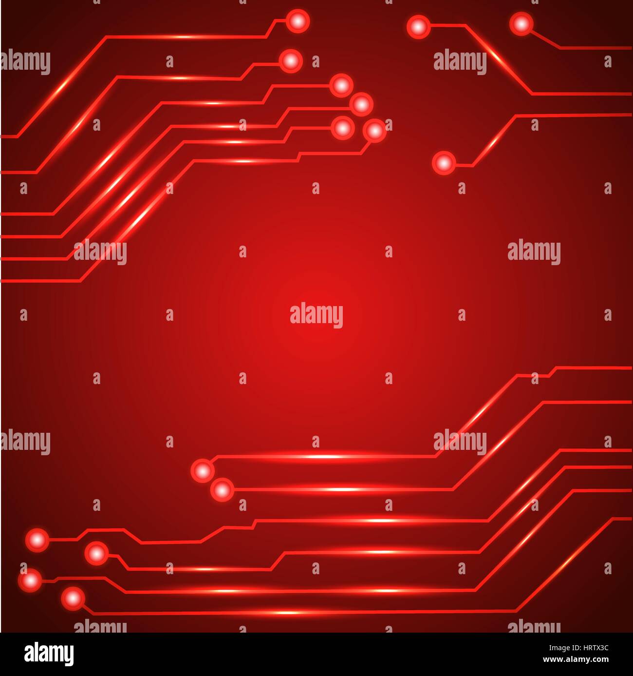 Hi tech circuit board. Vector illustration Stock Vector Image & Art - Alamy